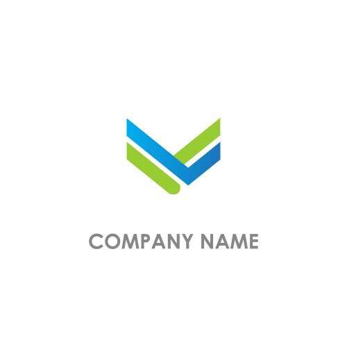 D shape line logo Royalty Free Vector Image - VectorStock