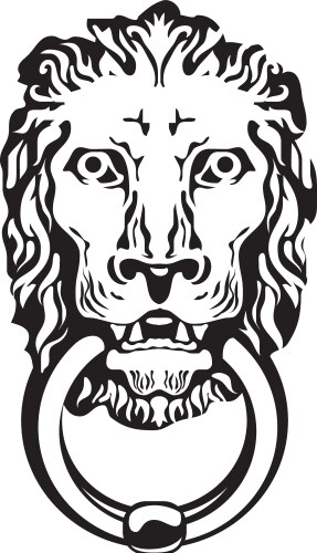 Heraldic lion Royalty Free Vector Image - VectorStock