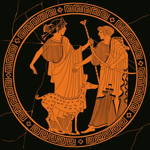 Hel goddess underworld in norse mythology Vector Image