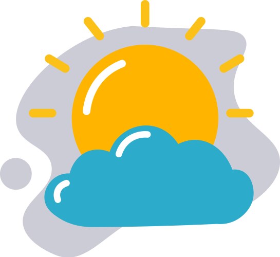 Cartoon weather images Royalty Free Vector Image