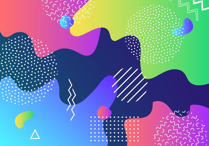 Abstract pop art pattern background with lines Vector Image