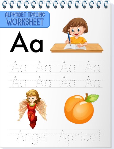 Letter d tracing decagon shape Royalty Free Vector Image