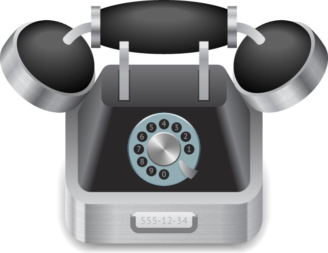 Vintage Phone Icon Vector Images (over 19,000)