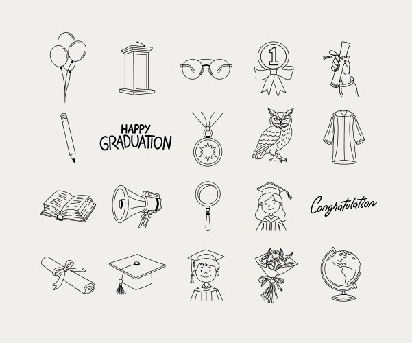 Graduation cap clipart Vector Images & Graphics for Commercial Use ...