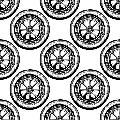 Evolution of the wheel Royalty Free Vector Image
