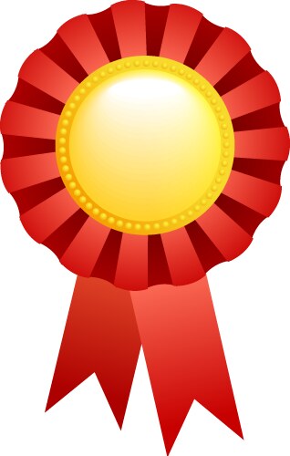 Award ribbon Royalty Free Vector Image - VectorStock