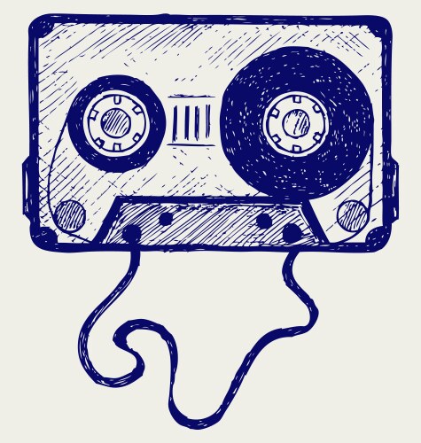 Cassette Tapes Drawing Cassette Tape Drawing Images Free Download On