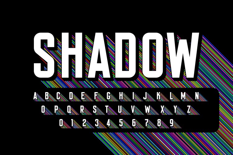 Shadow Letters Alphabet Vector Images (over 23,000)
