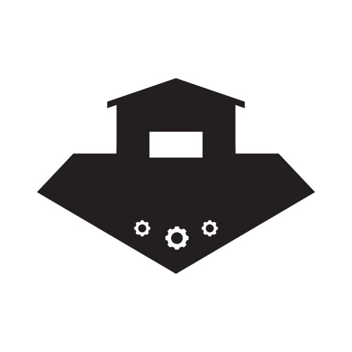 Rigger rigging industrial chain crane engineering Vector Image