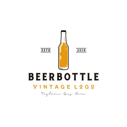 Beer Bottle Logo Vector Images (over 11,000)
