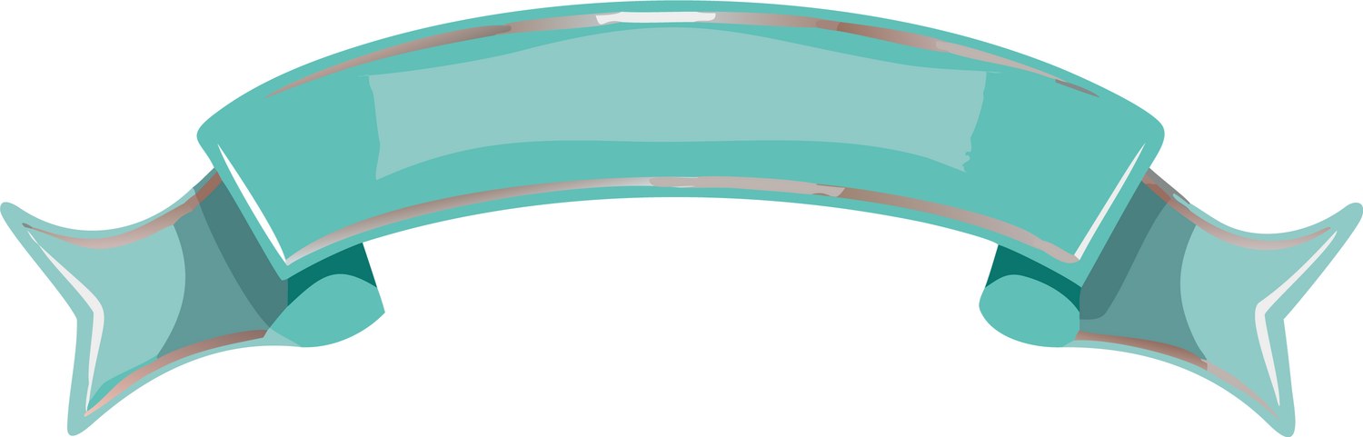 Teal Green Ribbon Banner – Royalty-Free Vector | VectorStock
