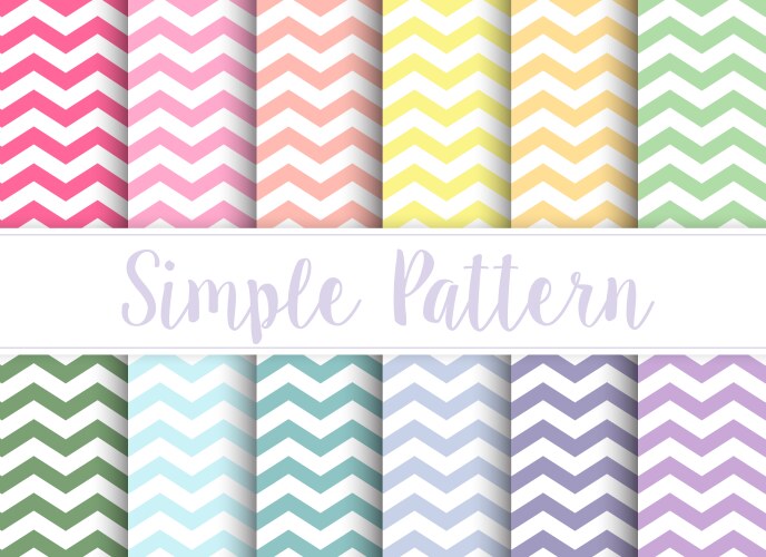 Set seamless borders Royalty Free Vector Image