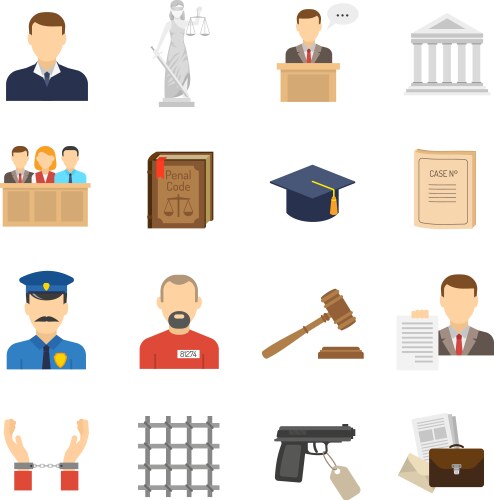 Concept judicial system justice equality Vector Image