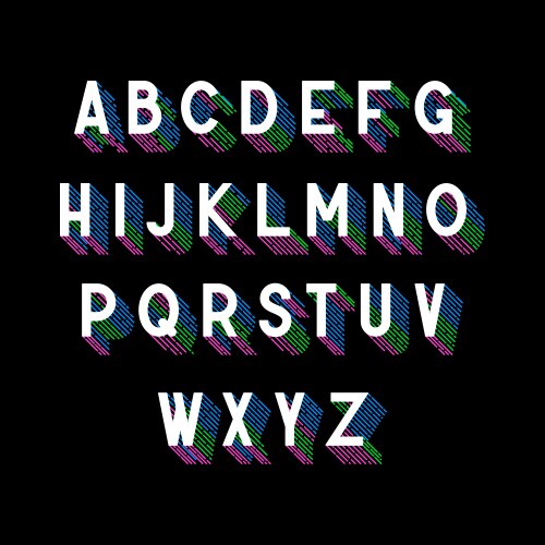 Shadow Font Vector Images (over 30,000)