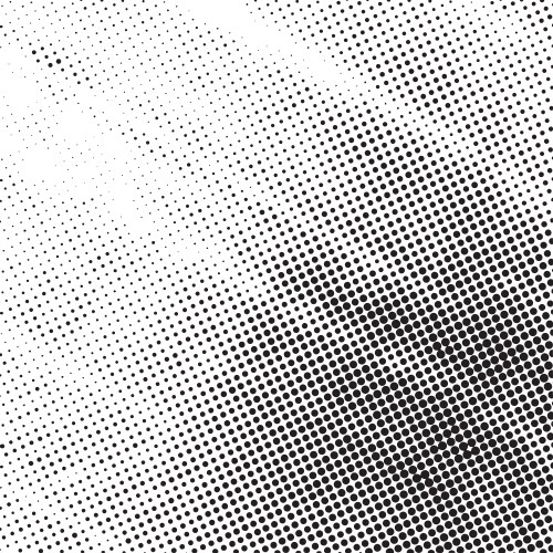 Grunge halftone print pattern background Vector Image