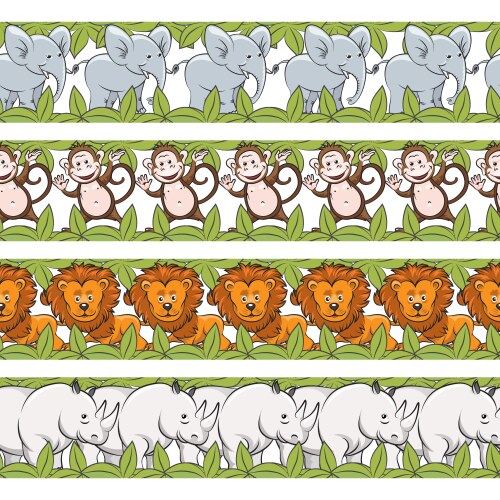 Animals Borders and Frames Vector Images (over 20,000)
