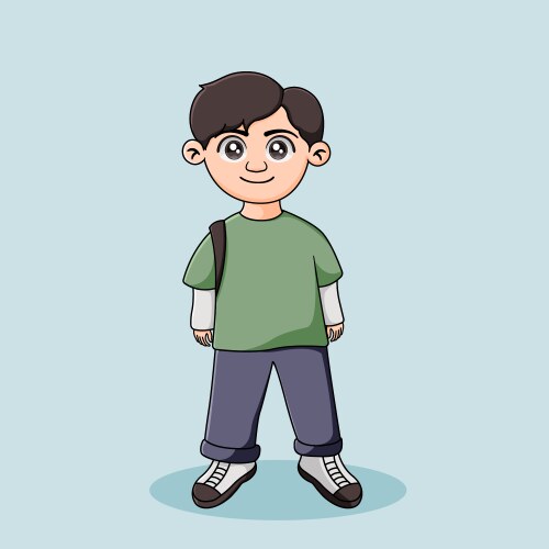 Boy Standing Vector Images (over 48,000)