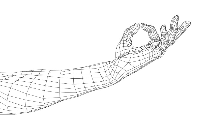 Surfers shaka hang loose hand signal Royalty Free Vector