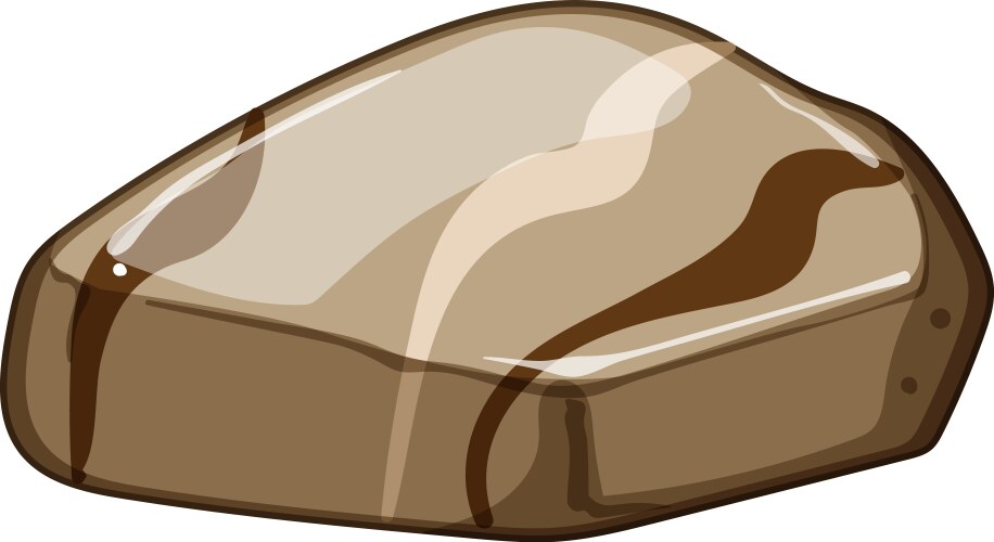 Stone rock set cartoon Royalty Free Vector Image