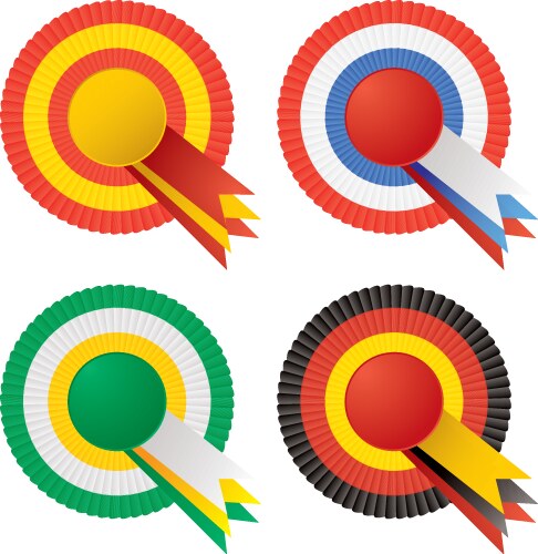 Merit badges Royalty Free Vector Image - VectorStock