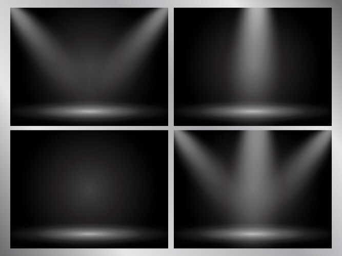 Set of banner web template geometric horizontal Vector Image