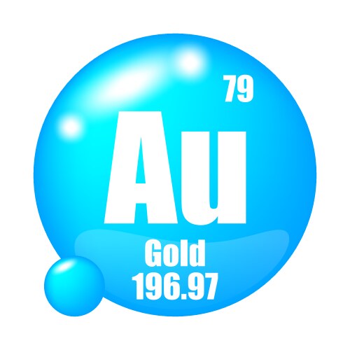 Argon icon ar chemical element atomic number 18 Vector Image