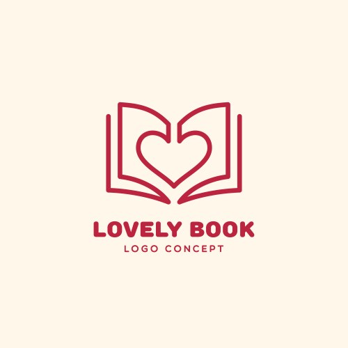 Book club logo Royalty Free Vector Image - VectorStock