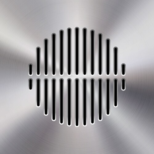 Golden metal frame or board signboard realistic Vector Image