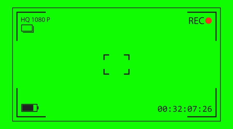 Night vision camera overlay Royalty Free Vector Image