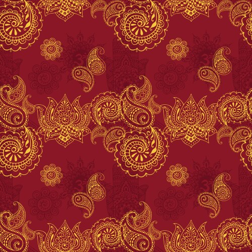 Indian traditional pattern Royalty Free Vector Image