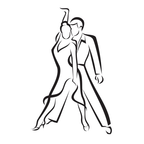 Couple Dancing Sketch Vector Images (over 1,100)
