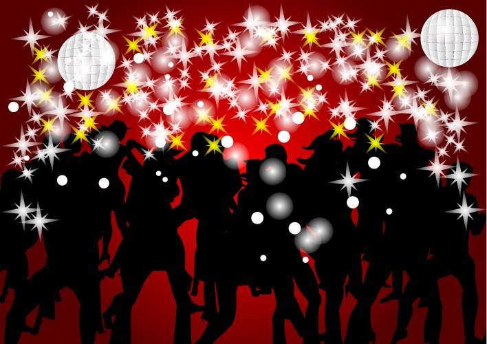 Dancing group dancer practice street dance Vector Image