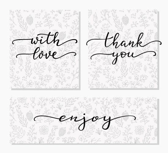 Handwritten brush style calligraphy cursive font Vector Image