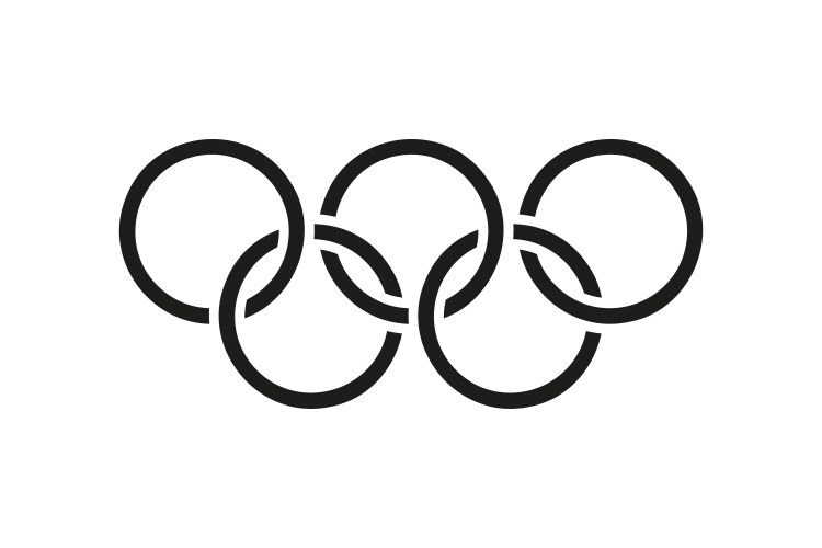 Olympic Rings Vector Olympic Rings Logo Vector Stock Vector Images