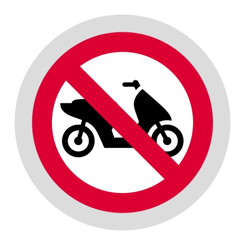 No beer prohibited sign forbidden modern sticker Vector Image