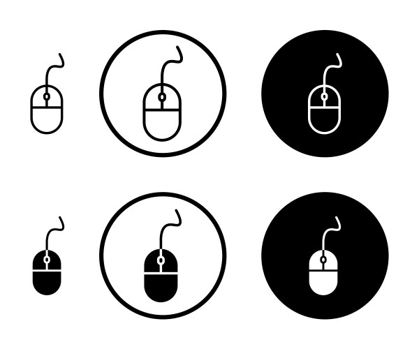 Mouse icon Royalty Free Vector Image - VectorStock