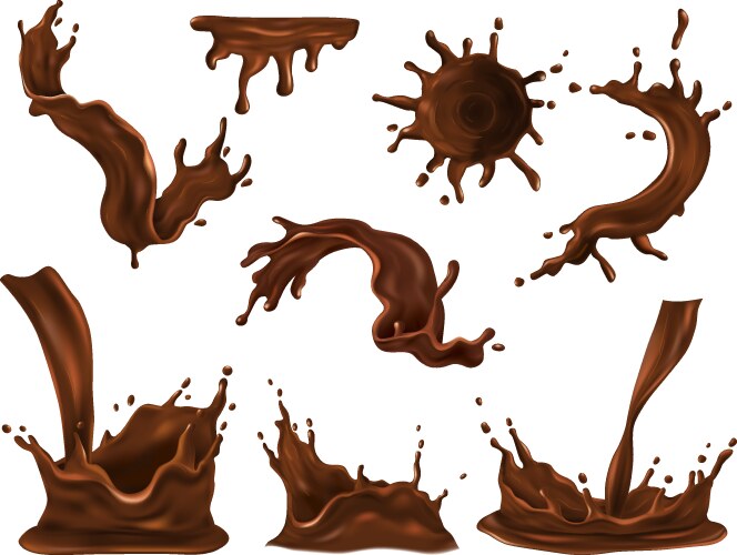 Chocolate Splash Vector Images (over 9,300)