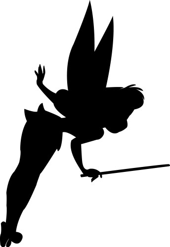 Cute fairy flying Royalty Free Vector Image - VectorStock