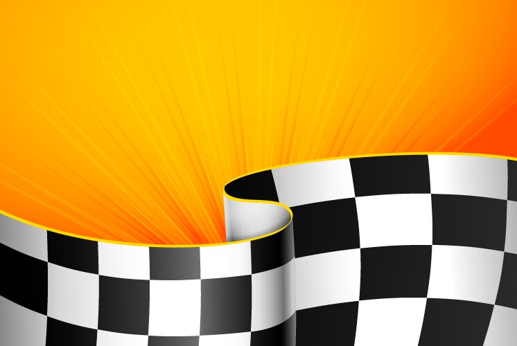 Yellow racing background Royalty Free Vector Image