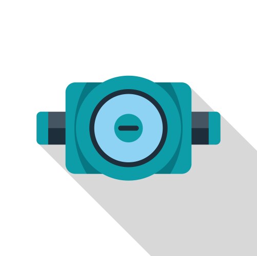 Water meter icon showing water consumption Vector Image