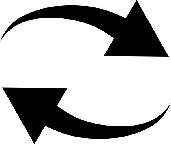 Black arrow icon on white background flat style Vector Image