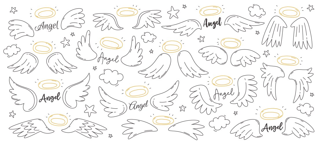 Angel Halo Sketch Vector Images (over 600)