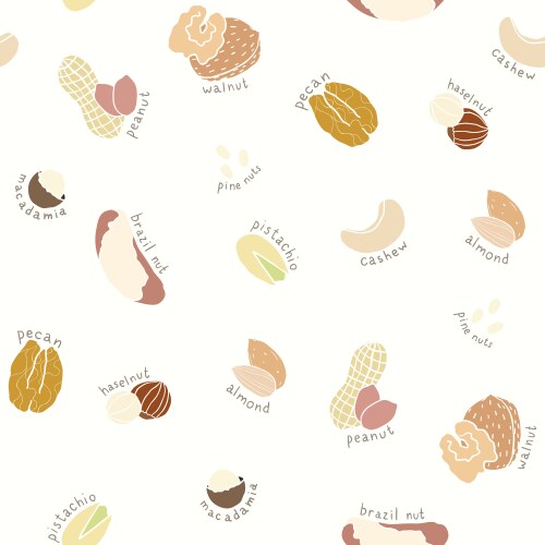 Nuts Royalty Free Vector Image - VectorStock