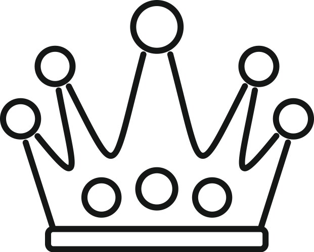 Crown Line Art Vector Images (over 20,000)