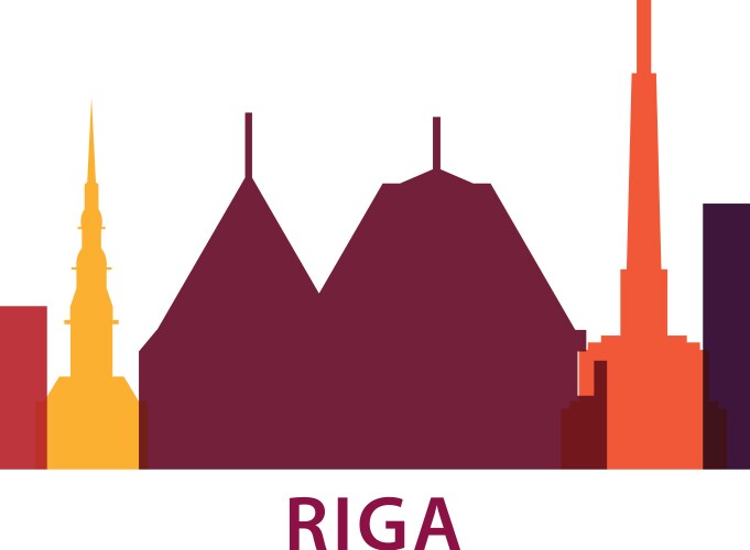 Riga logo Royalty Free Vector Image - VectorStock