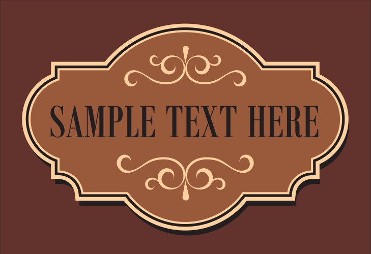 Vintage Sign Vector Images (over 2 million)