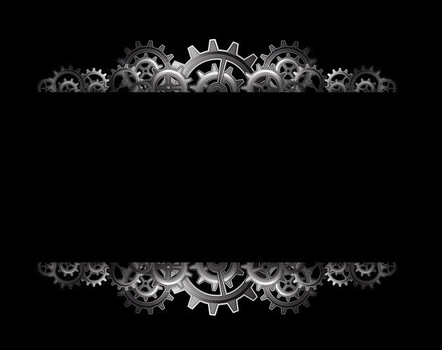 Steampunk Border Vector