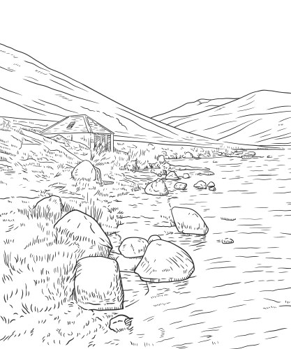 Mountain Lake Line Drawing Vector Images (over 1,100)