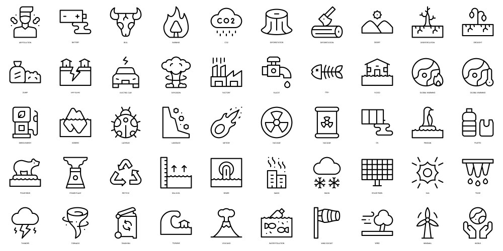 Climate change brochure template layout Royalty Free Vector