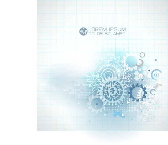 Technology modern futuristic digital background Vector Image